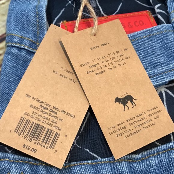 Levi's | Dog | Levis X Target Denim Small Pet Jacket Size Xs | Poshmark